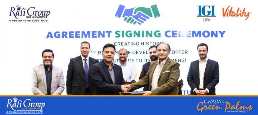 Rafi Group Signs Agreement With IGI Life Insurance | Zameen Blog