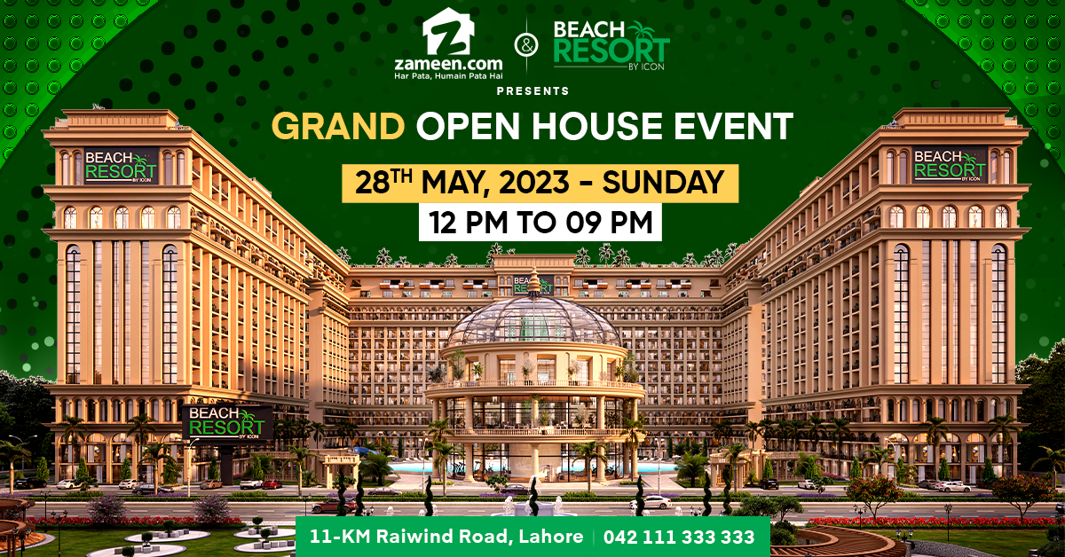 Grand Open House Event at Beach Resort By Icon on May 28 | Zameen Blog