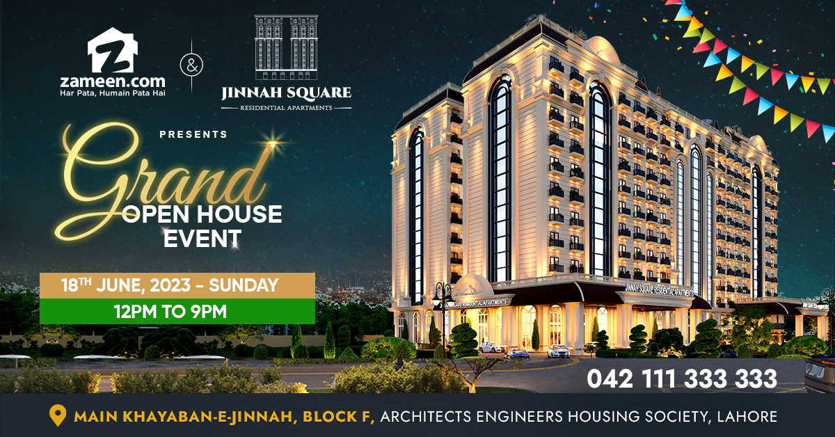 Grand Open House Event at Jinnah Square Apartments: Jun'23 | Zameen Blog